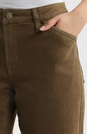 CITY BLUES High Waist Relaxed Straight Leg Jeans