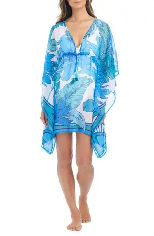 BLEU BY ROD BEATTIE Sheer Cover-up Caftan - Cool