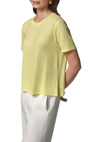 Donna Karan New York Linen Blend T-shirt - Limoncello