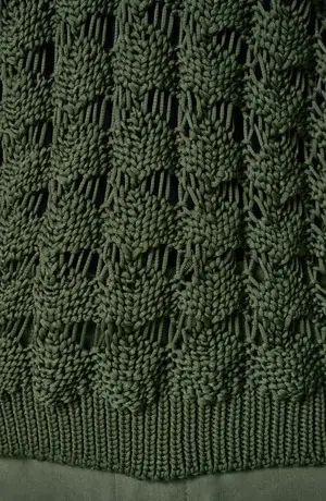 Donna Karan New York Relaxed Fit V-neck Sweater - Verde