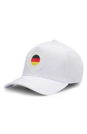 BOSS Poulin Baseball Cap - Germany White