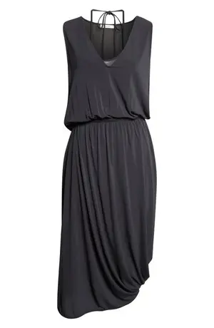 LEMAIRE Layered Draped Crepe Jersey Dress