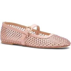 STUART WEITZMAN Bareitall Shine Mary Jane Flat