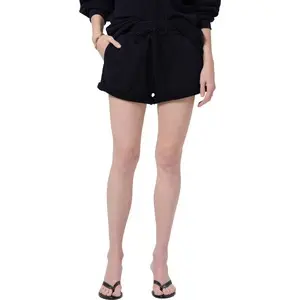 Citizens Of Humanity Vivienne Rolled Cuff Sweat Shorts - Navy