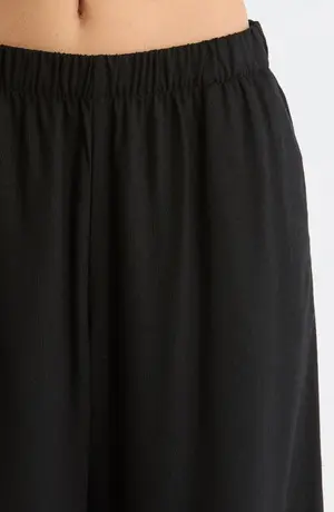 Paige Jude Wide Leg Pants - Black