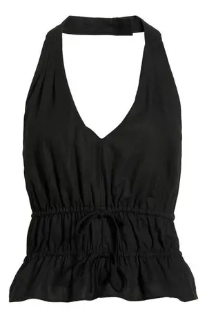Paige Alysha Halter Top - Black