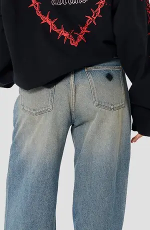 Abrand Denim Relaxed Wide Leg Jeans