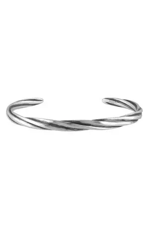 John Varvatos Twist Cuff Bracelet - Silver