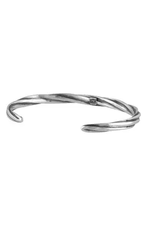 John Varvatos Twist Cuff Bracelet - Silver