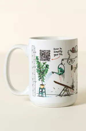 UNCOMMON GOODS Daily Life Hack Interactive Qr Mug