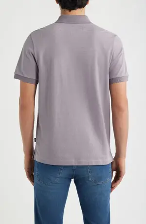 BOSS Parlay Cotton Piqué Polo - Medium Purple