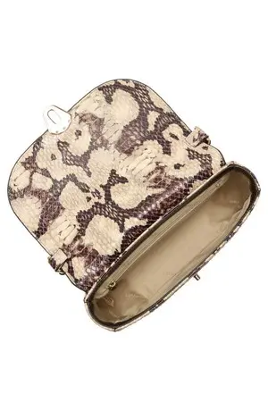 Brahmin Portia Embossed Leather Crossbody Bag