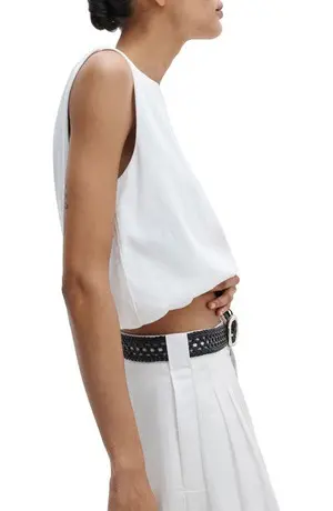 Rag & Bone Mica Crop Bubble Top