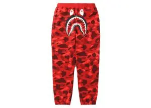 A BATHING APE Camo Shark Sweatpants