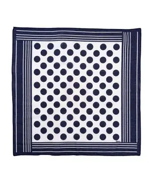 Echo Polka Dot Bandana - Navy