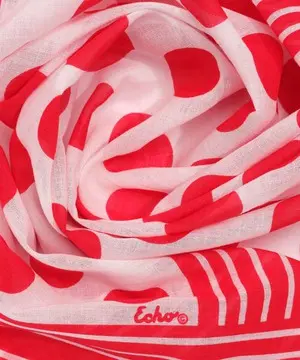 Echo Polka Dot Bandana - Red