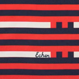 Echo Stripes Silk Scarf