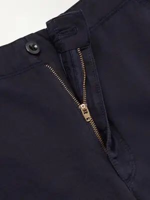 SLOWEAR Incotex Straight-leg Cargo Shorts - Blue