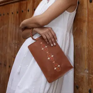AMASOUK Sahara Embroidered Clutch