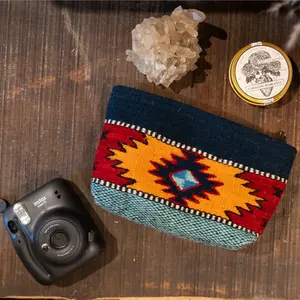AMASOUK Convertible Clutch With Zapotec Pattern