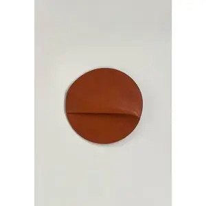 HARPER THE LABEL Harper The Label Pleated Clutch Saddle