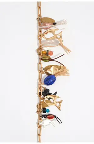 Bimba Y Lola Ceramic Fish Charm Necklace