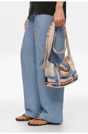 Bimba Y Lola Mini Linen Crossbody Bag