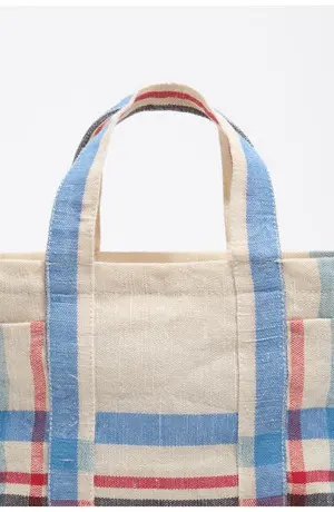 Bimba Y Lola Mini Linen Crossbody Bag