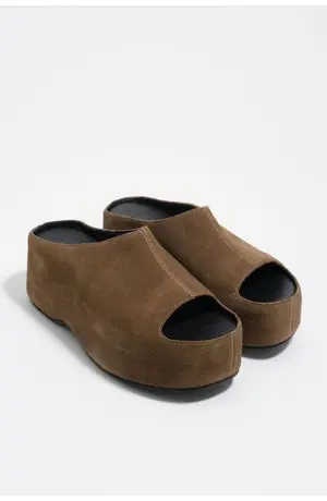Bimba Y Lola Suede Platform Sandals