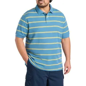 Harbor Bay By Dxl Patchwork Polos For Men