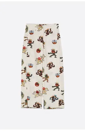 Bimba Y Lola Barrel Cut Trousers With Decorative Stitching
