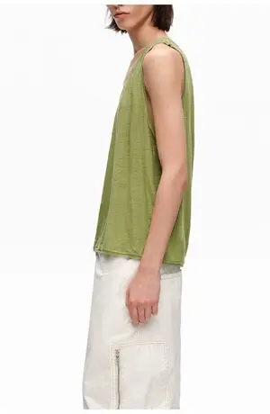 Bimba Y Lola Washed Linen Vest Top