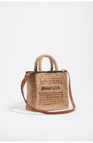 Bimba Y Lola Gold Tone Cross Body Bags For Women