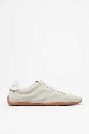 Bimba Y Lola Suede Scalloped Sneakers