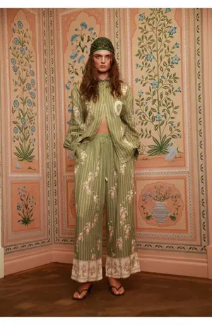 Agua Bendita Cocada Paraiso Wide Leg Trousers