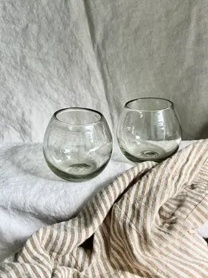 VILLA LUA HOME Ronde Blown Glassset Of 2