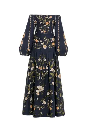 Agua Bendita Senlis Valle Off-shoulder Maxi Dress - Multicolor