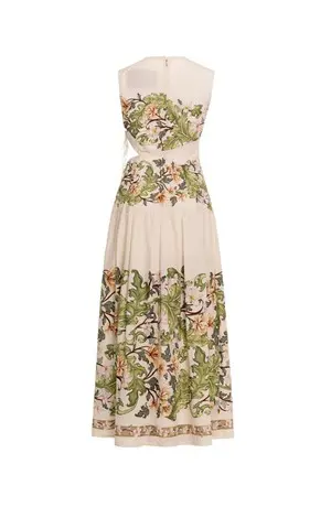 Agua Bendita Otoño Anhelo Midi Dress