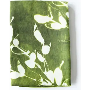 GOLDIE HOME Round Porto Print Tablecloth - Olive