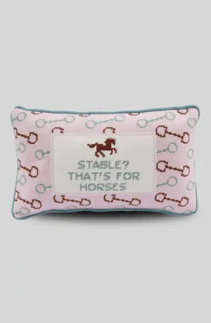 FURBISH Needlepoint Pillow