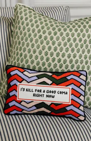 FURBISH Needlepoint Pillow