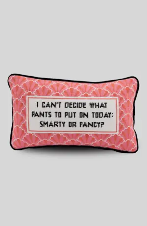 FURBISH Needlepoint Pillow - Pants