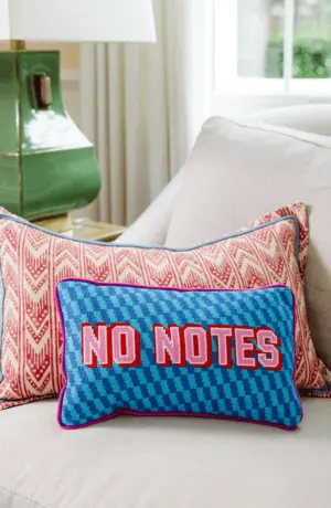 FURBISH Needlepoint Pillow