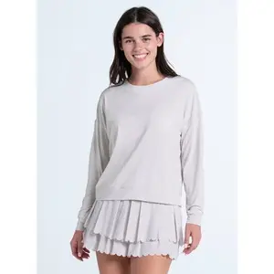 Lucky In Love Hype Long Sleeve Top - Birch
