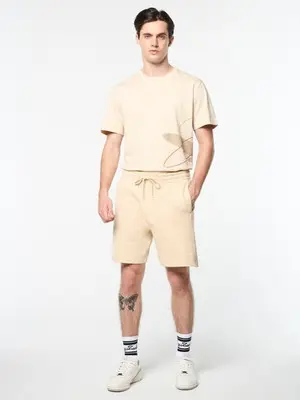 SERGIO TACCHINI Ciro Color-blocked French Terry Shorts