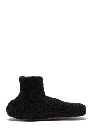 MUK LUKS Faux Fur Lined Slipper - Black