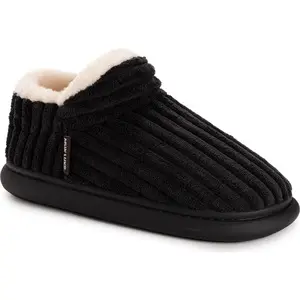 MUK LUKS Aveline Slipper Bootie - Black