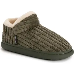 MUK LUKS Aveline Slipper Bootie - Olive