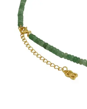 OTTOMAN HANDS Emerald Beaded Necklace