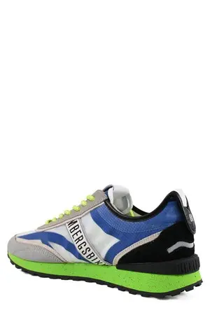 BIKKEMBERGS Colorblocked Lace-up Sneakers - Light Grey